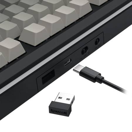 Redragon Wildslash Pro K734SP-RGB-PRO mechanical gaming keyboard with ...